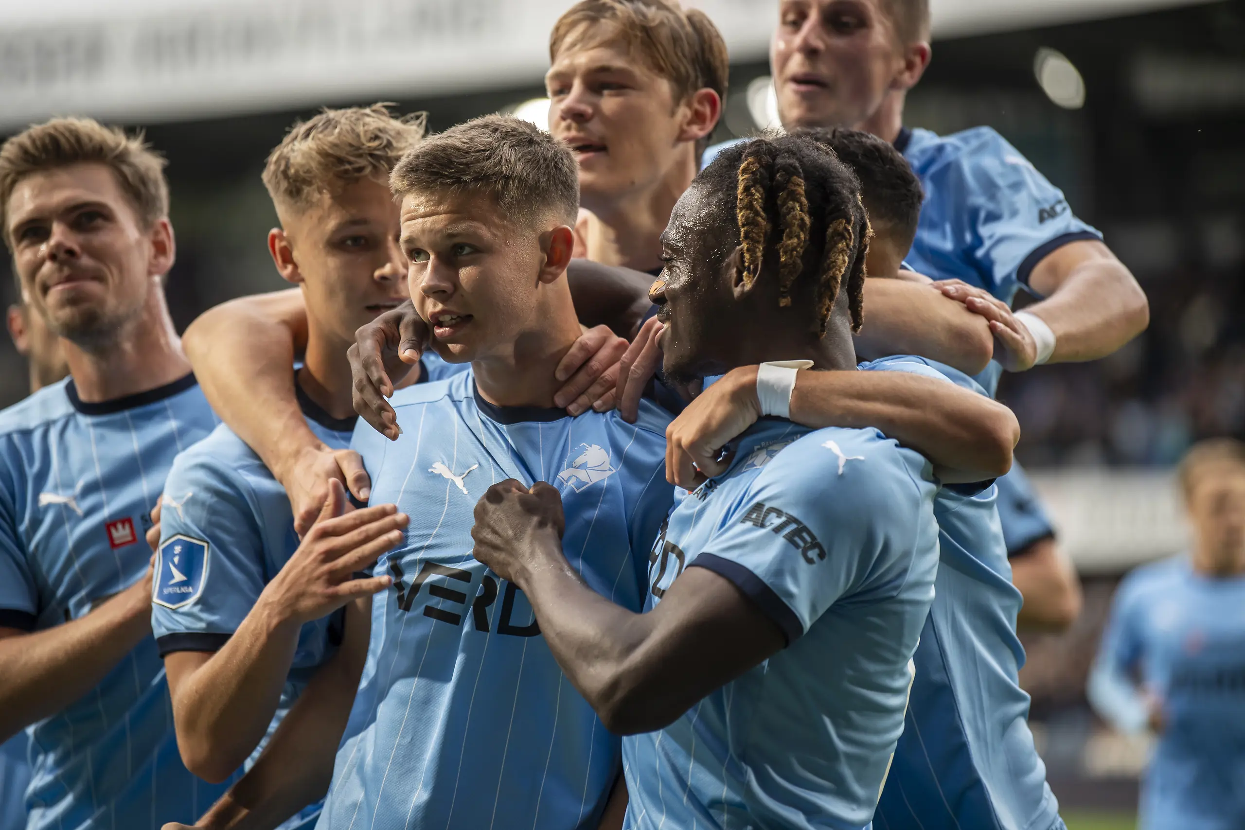 Startopstillingen mod F.C. København